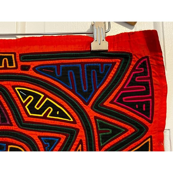 Molas | Art | Vintage 97s Panama Kuna Molas Indian Textile Tapestry ...